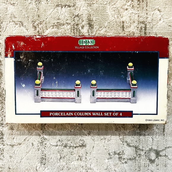 Lemax | Holiday | Vintage Lemax Village Collection Porcelain Column ...